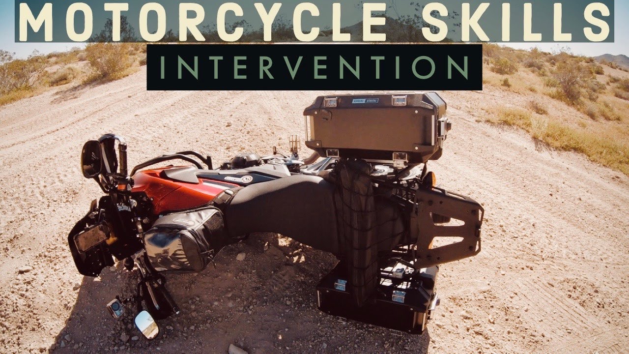 Building My Adventure Motorcycle Skills | Backyard Skills Course for ...