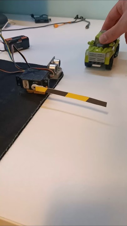ARDUINO AUTOMATIC PARKING GATE WITH ULTRASONIC SENSOR. IDEA FOR ...