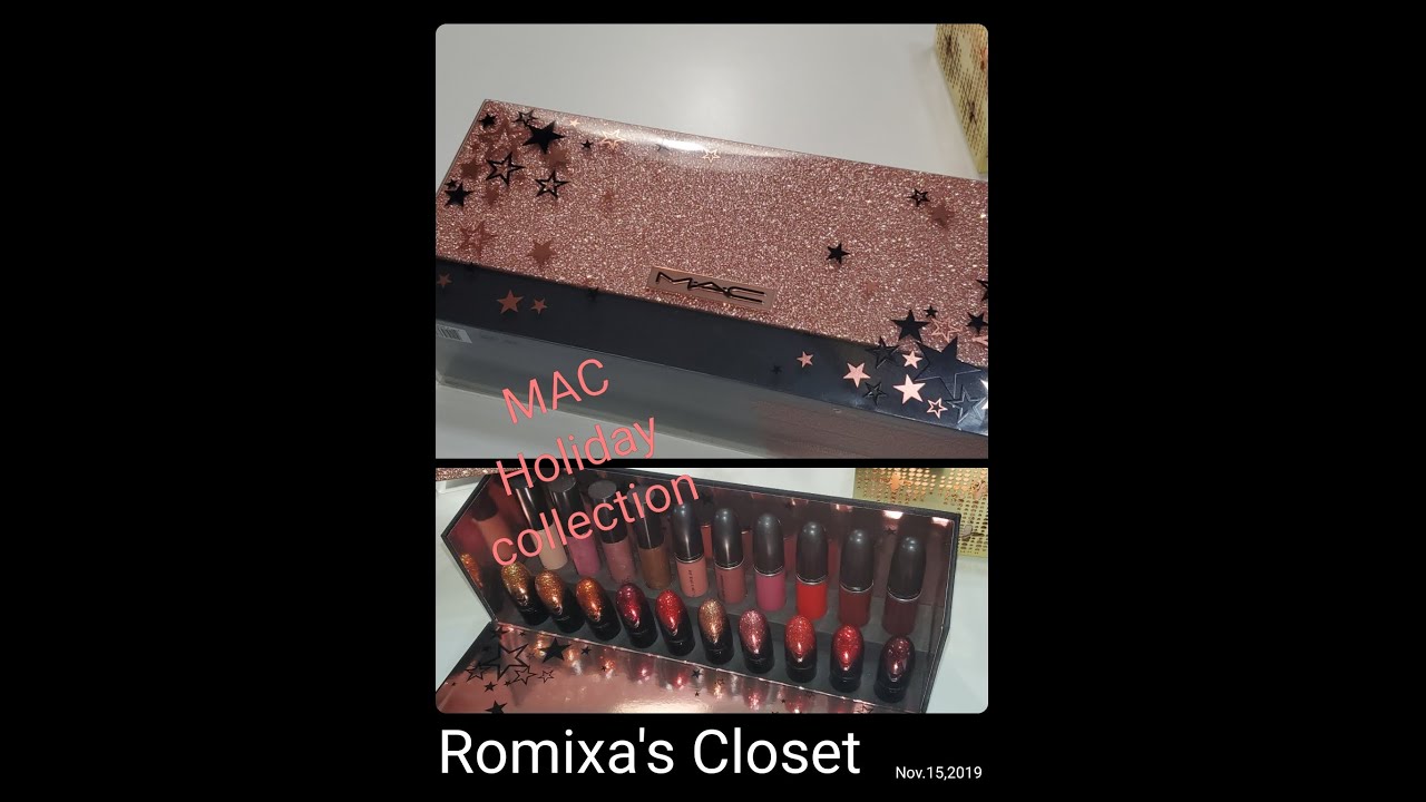 MAC Holiday collection unboxing 2019 ♥ first impression part 3 real ...