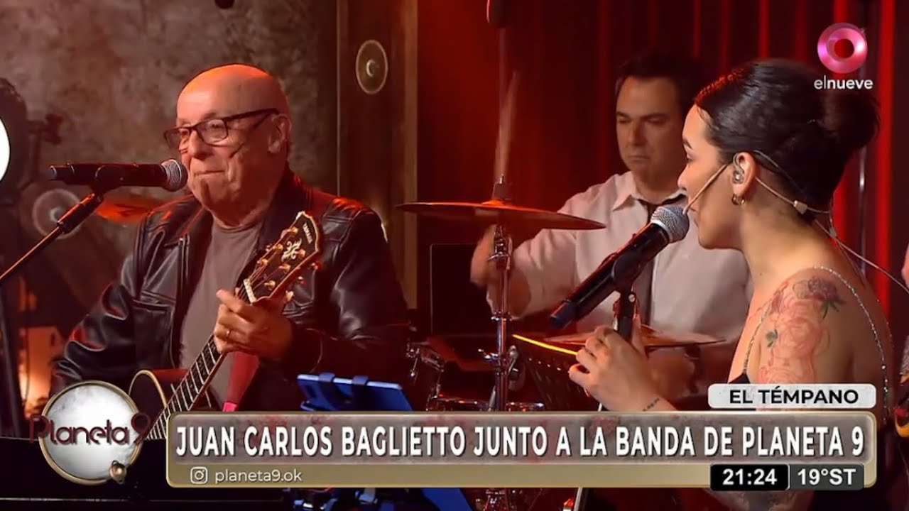 Juan Carlos Baglietto y Angela Navarro "El Témpano" en vivo en Planeta ...