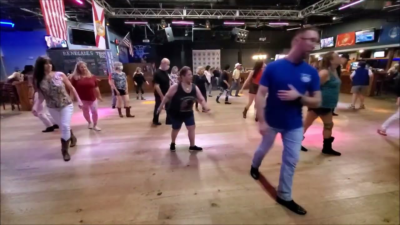 Dancing Pontoon Gail Smith Line Dance At Renegades On 2 3 22 - YouTube
