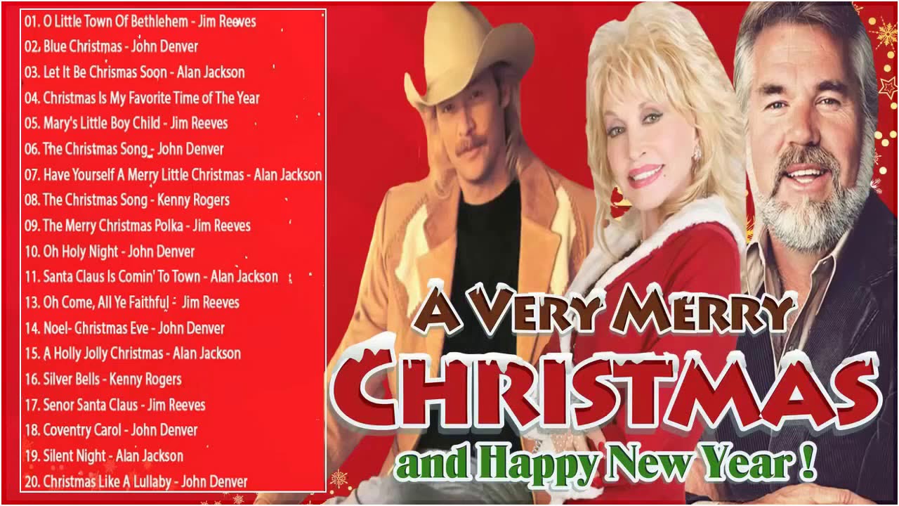 Jim Reeves, John Denver, Alan Jackson, Kenny Rogers Country Christmas ...
