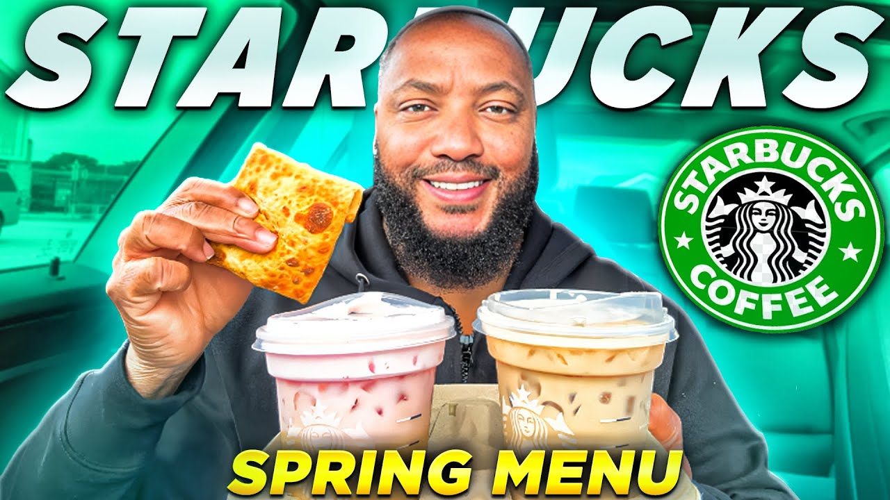 STARBUCKS 2025 SPRING MENU!! (NEW) ICED CHERRY CHAI, (NEW )JALAPEÑO ...