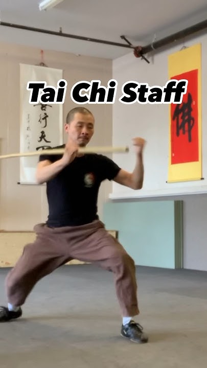 Tai Chi Staff #太极棍 #taichi #kungfu #wushu #taijiquan #功夫 #武术 - YouTube