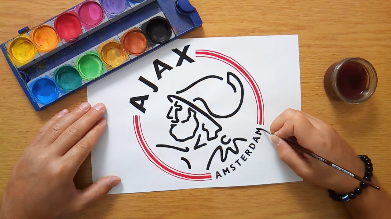 How to draw the AJAX logo - Hoe het AJAX-logo te tekenen - YouTube