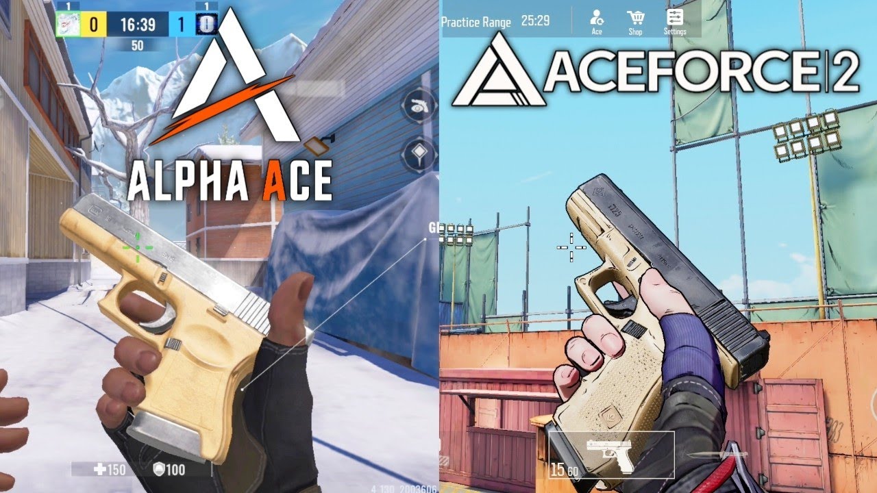 Alpha Ace vs Ace Force 2 Comparison 2024 - YouTube