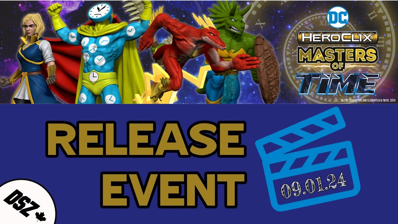 HeroClix DC Masters of Time Release Day Wrap-Up - YouTube