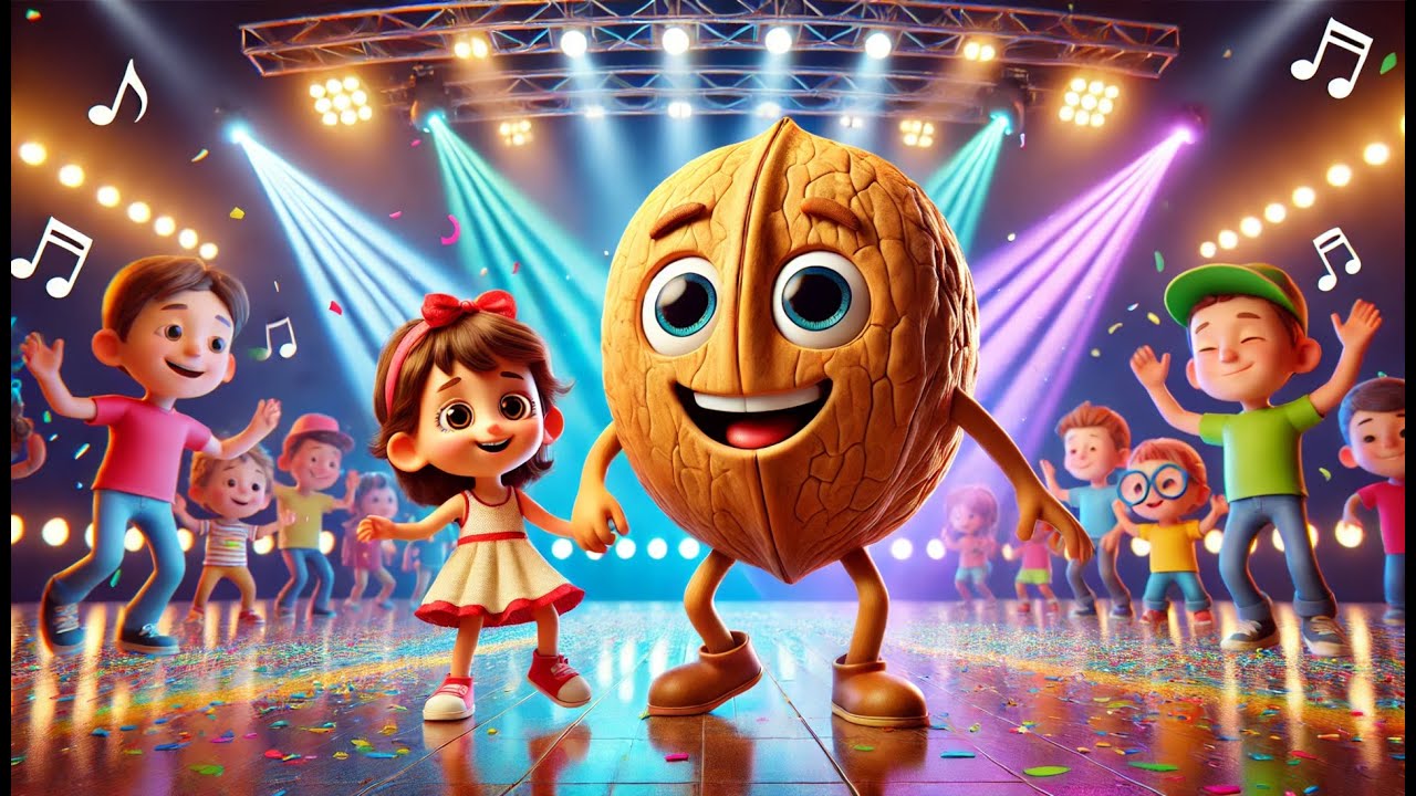 Ceviz Adam Şip Şap Şop 3D Animasyon | Bebek ve Çocuk Şarkıları | Çizgi ...