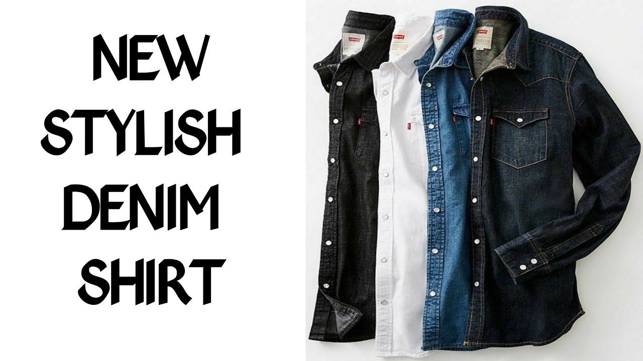 New Style Denim Shirt | Letest denim shirt design | Denim shirt - YouTube