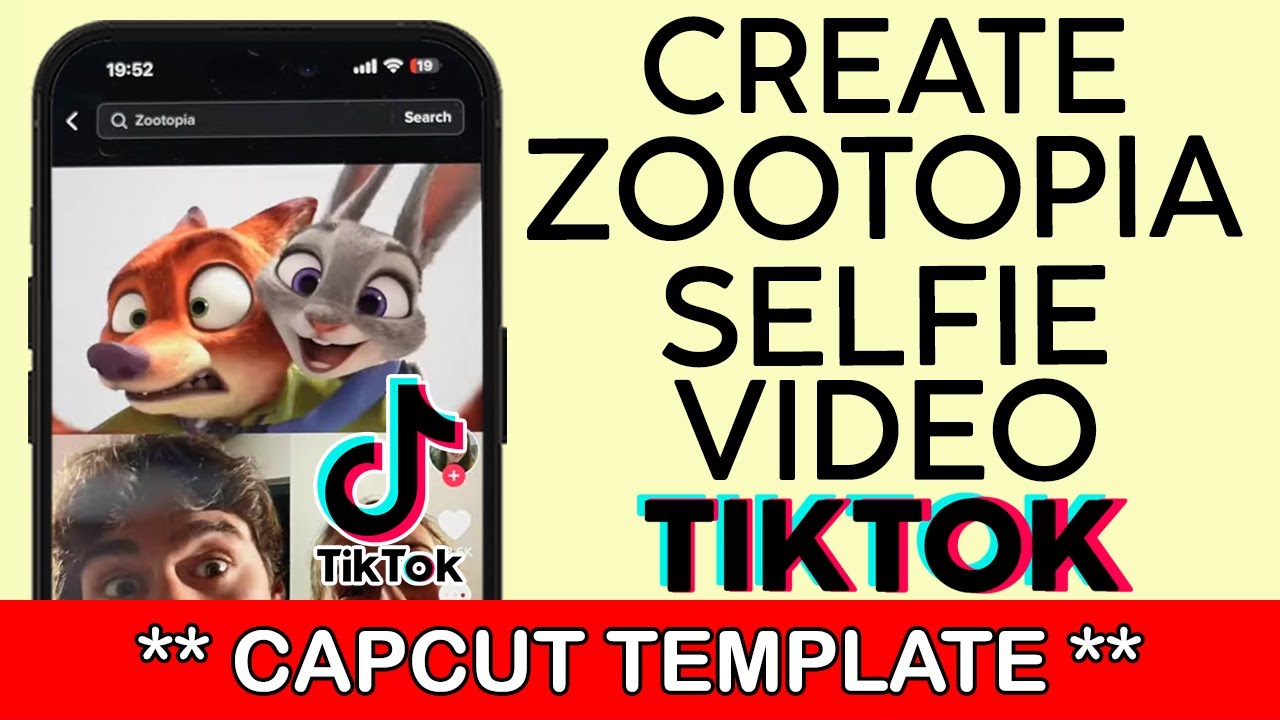 How to Create Zootopia Selfie Scene Video Trend on Tiktok Using Capcut ...