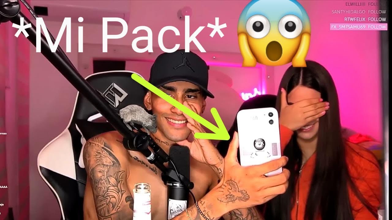 Le muestro mi PACK en directo y esta fue su Reacción... | medi_666 y ...