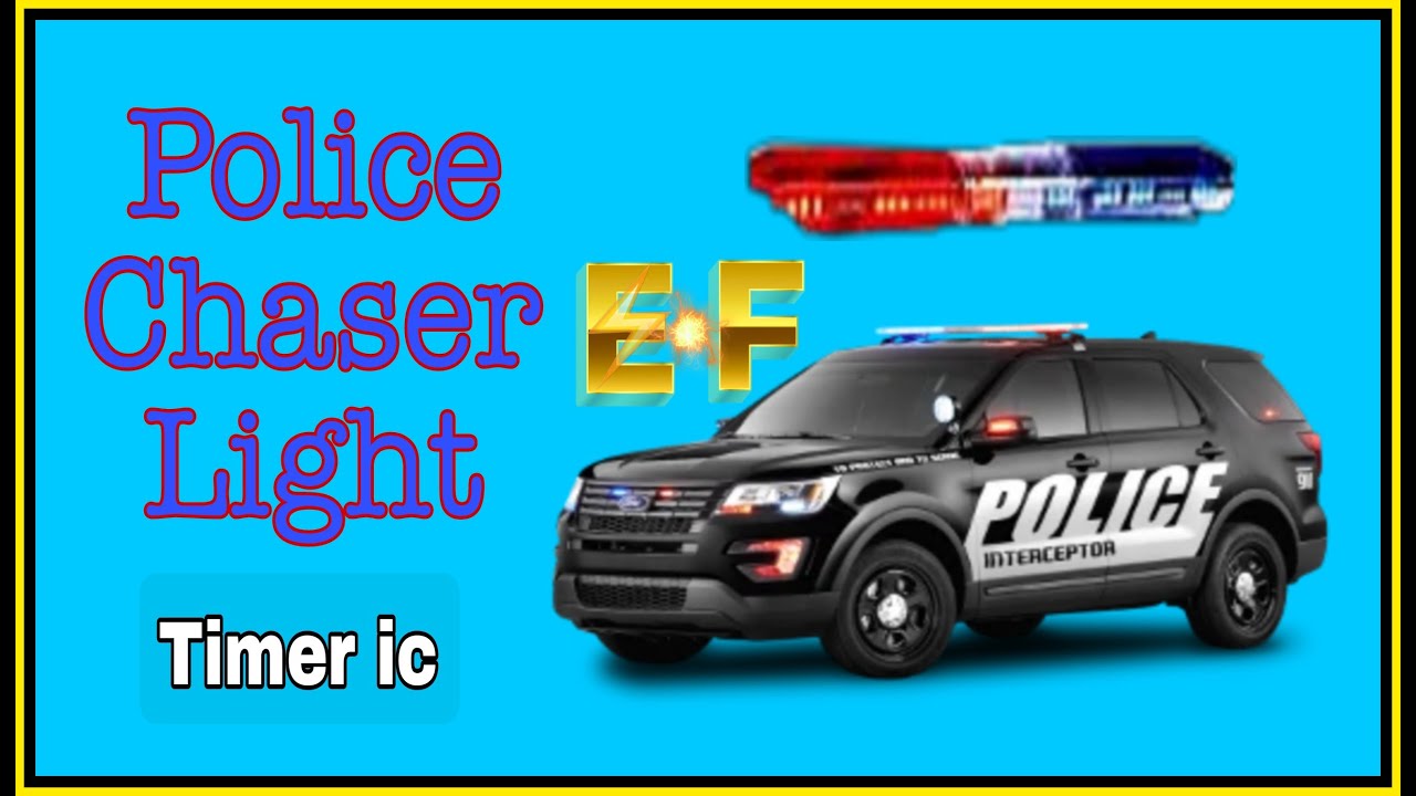 How to make a police chaser light /#chaser_light/#NE555_timer_ic - YouTube