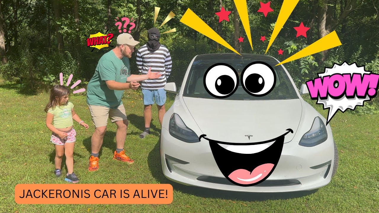 JACKERONIS CAR IS ALIVE! FUN FOR KIDS! #youtubekids #jackeroni # ...
