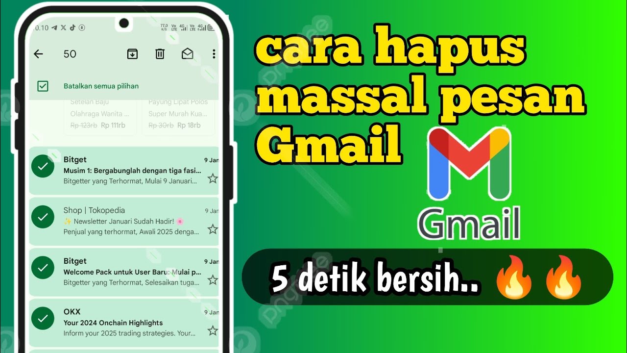 Tutorial Hapus Pesan Gmail Massal: Bersihkan Inbox Penuh Tanpa Ribet! - YouTube