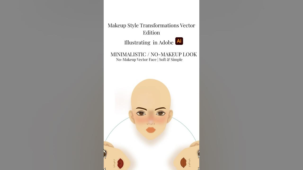 Vector Makeup Tutorial Part 1/2 #art #shorts #drawing #illustrative #fashionart #fashion #makeup ...