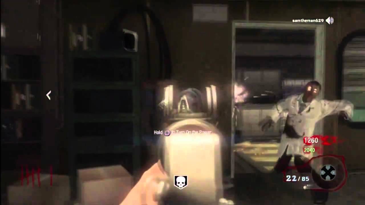 black ops zombies "five" power box - YouTube