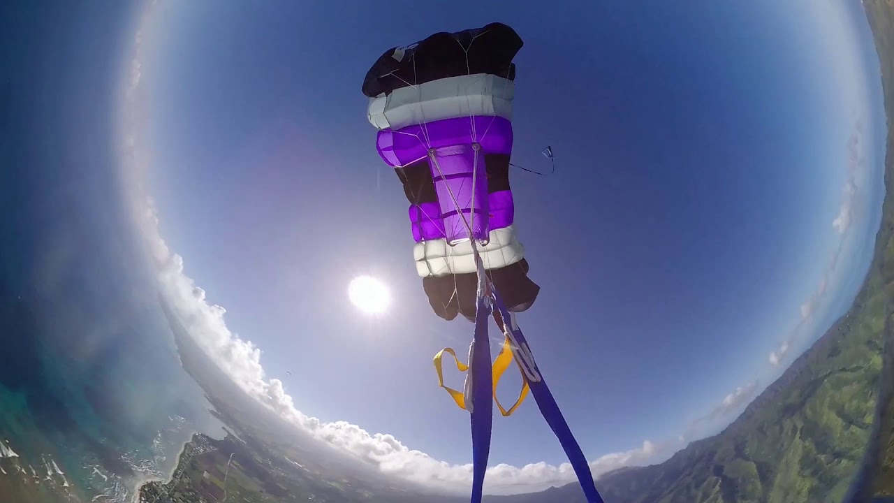 Wingsuit Openings of Various 7-Cell Canopies - YouTube