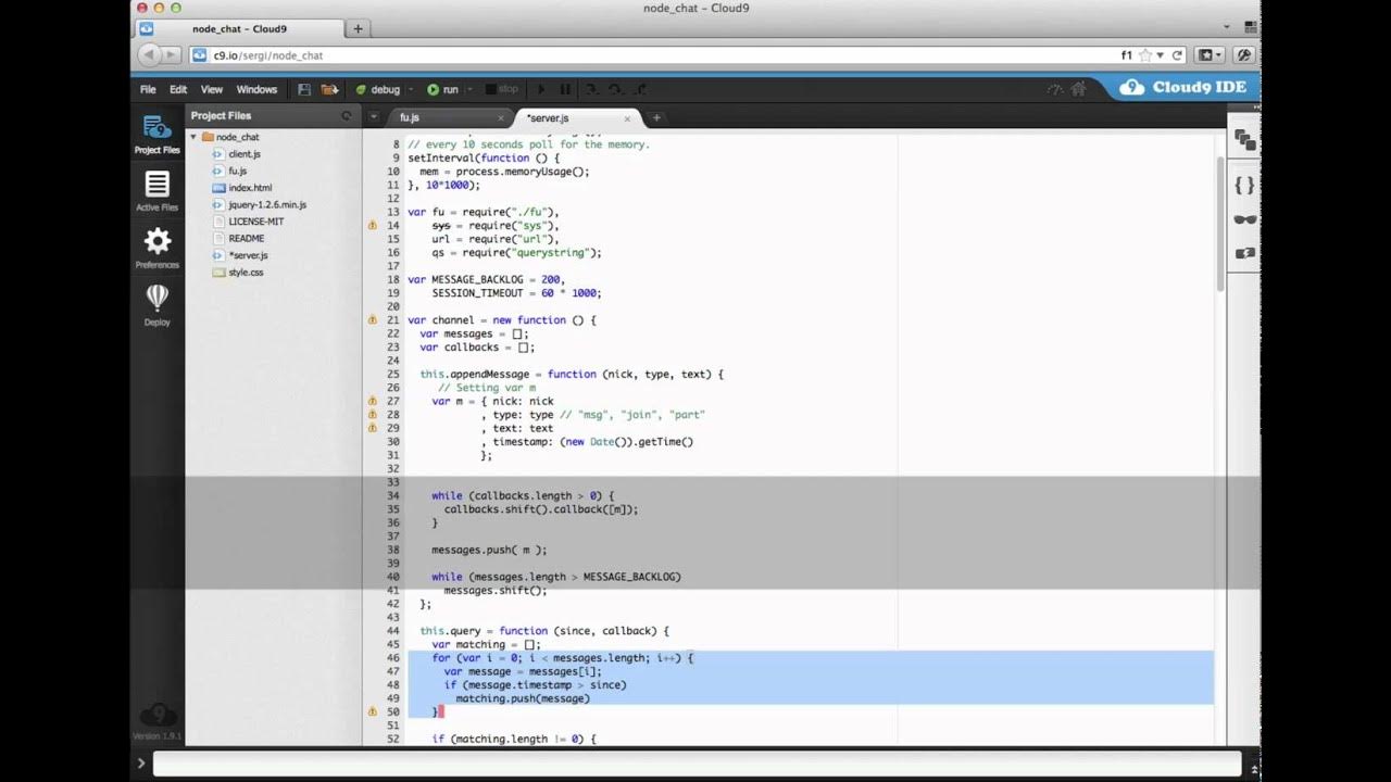 Cloud9 IDE: Vim Mode - YouTube