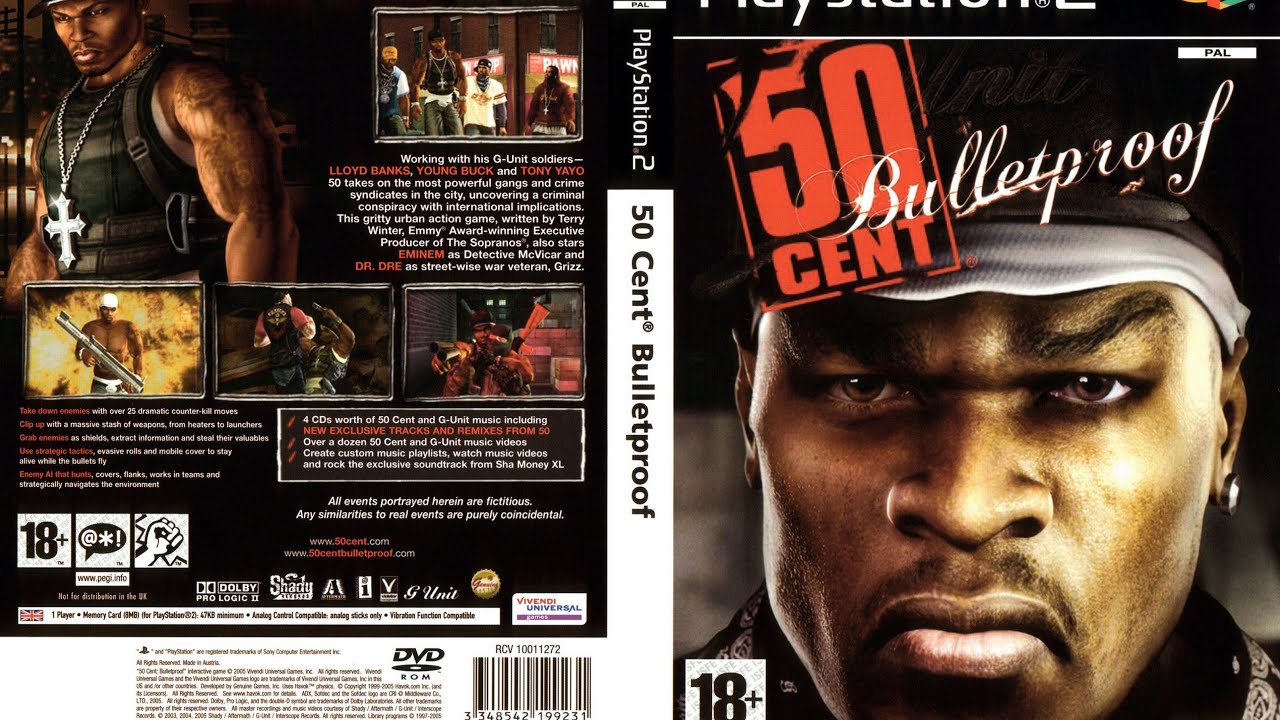 50 Cent Bulletproof | Sony Playstation 2 (PS2) | Gameplay # ...