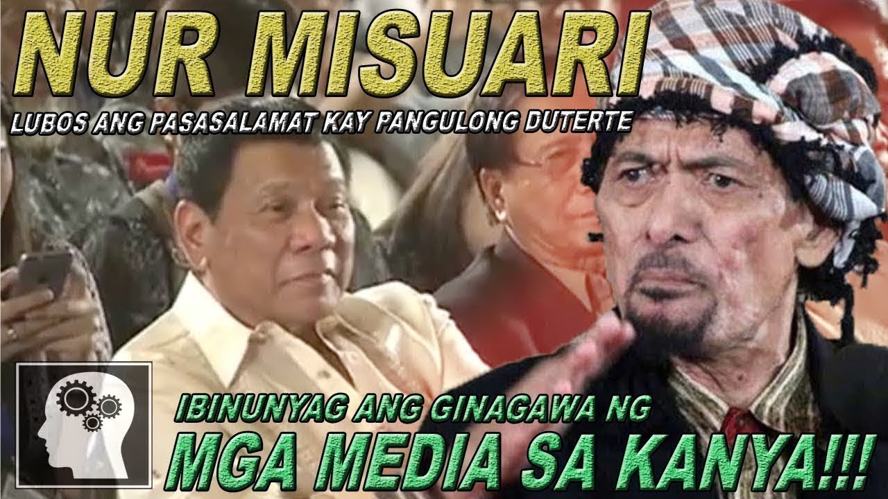 🔴 NAKAKAKILABOT na SPEECH ni NUR MISUARI !!! PASASALAMAT kay RODRIGO DUTERTE | Jevara PH - YouTube