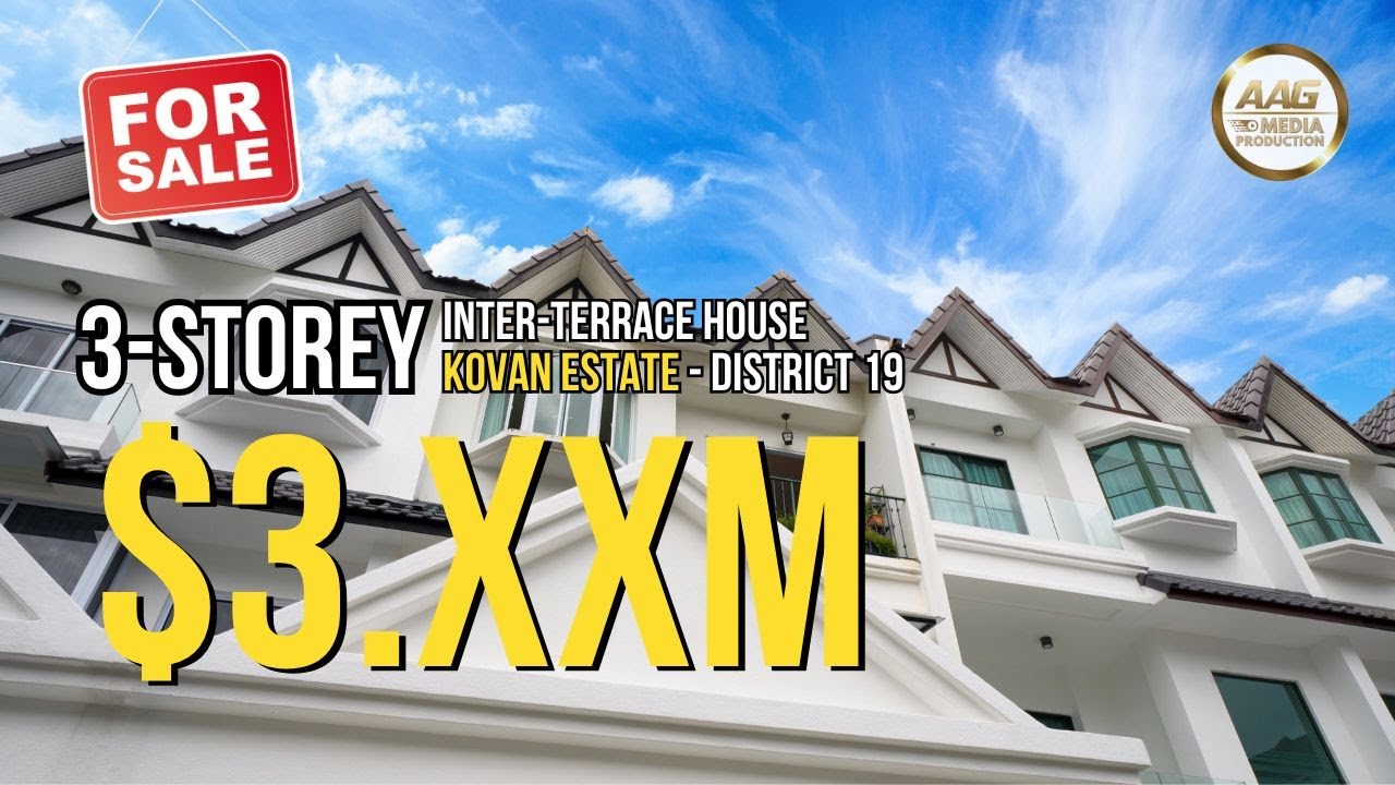 Singapore Landed Property Home Tour | 3-Storey Inter-Terrace @ Kovan ...