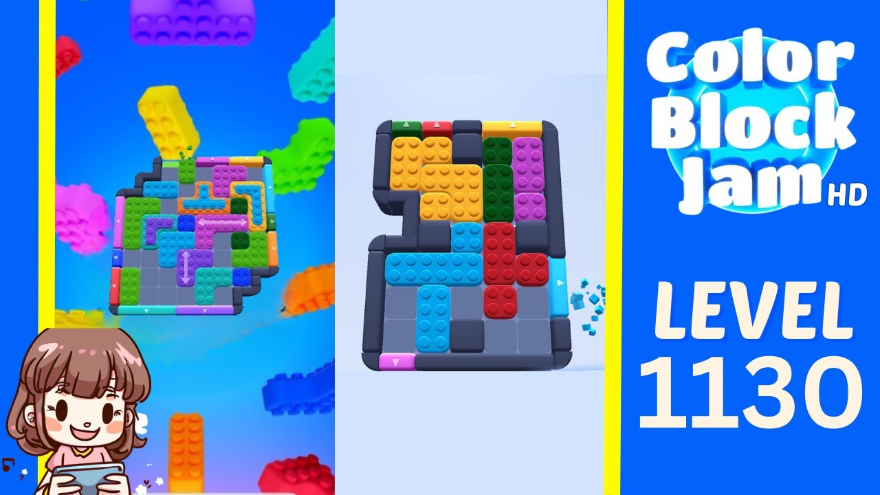Color Block Jam Level 1130 Solution Walkthrough - YouTube