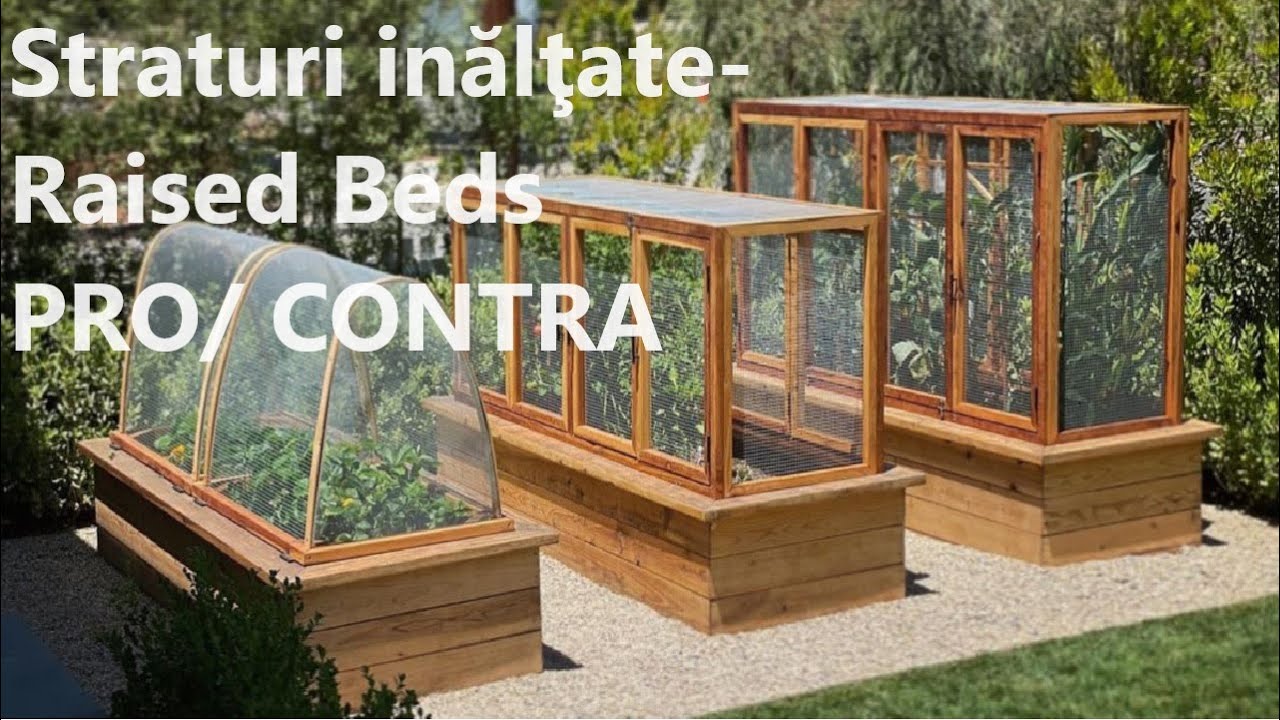 Straturi înălțate ( raised beds) - avantaje vs. dezavantaje - YouTube