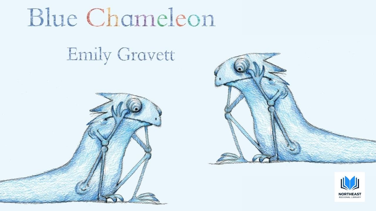 Blue Chameleon 🦎 by Emily Gravett 📖 Kids #Read Aloud - YouTube