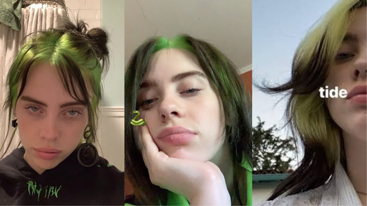 Billie Eilish TIK TOK compilation Part 1 - YouTube