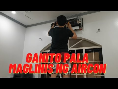 PAANO MAGLINIS NG AIRCON, TIPID TIPS - YouTube
