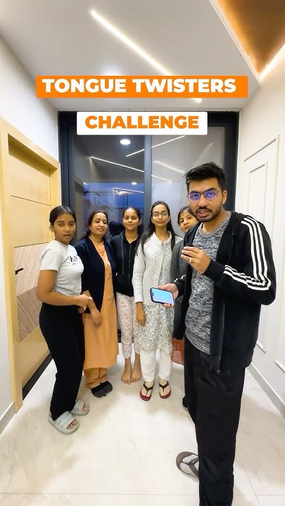 Tongue Twisters Challenge Part 2!!@chotemotevlogs - YouTube