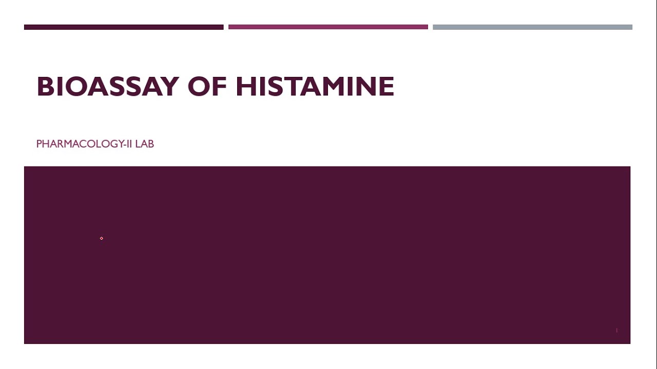 Bioassay of Histamine - YouTube
