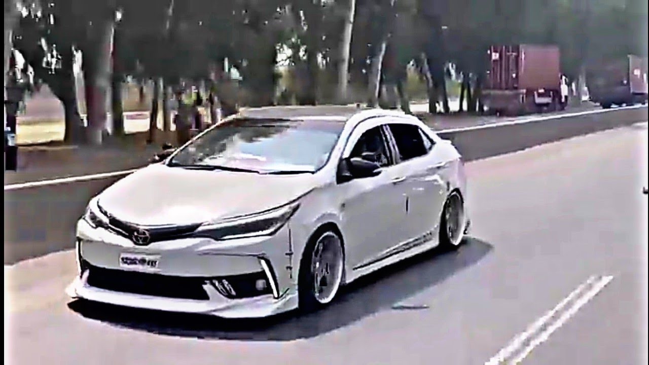 Toyota Corolla Grande Full Modified on Motorway - YouTube