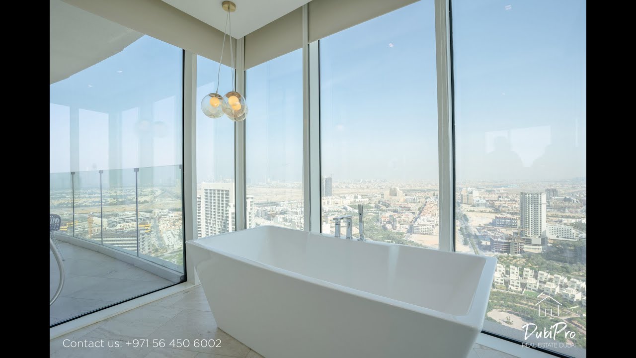 Inside a FIVE JVC 2 bed with private pool and sunset view - YouTube