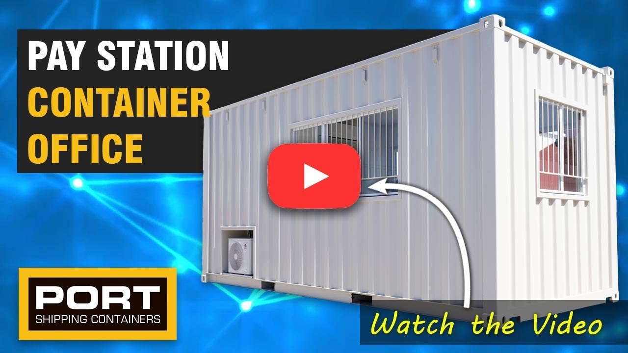 Pay Station Container Office - YouTube