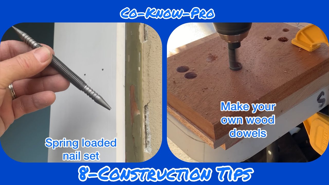 ⭐️ 8 Construction Tips & Hacks That Work Extremely Well ‼️ ⁠@co-know ...