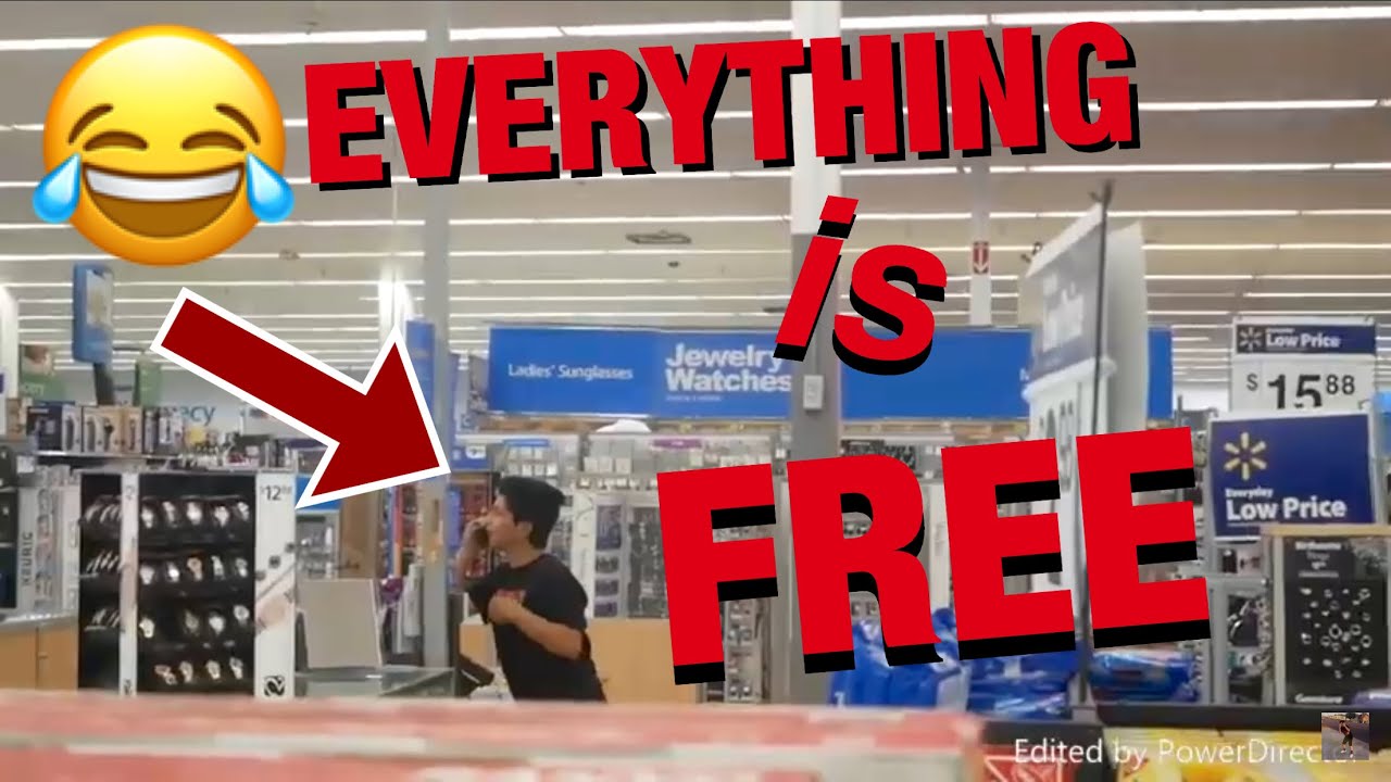 yelling on the walmart intercom.. (banned) - YouTube