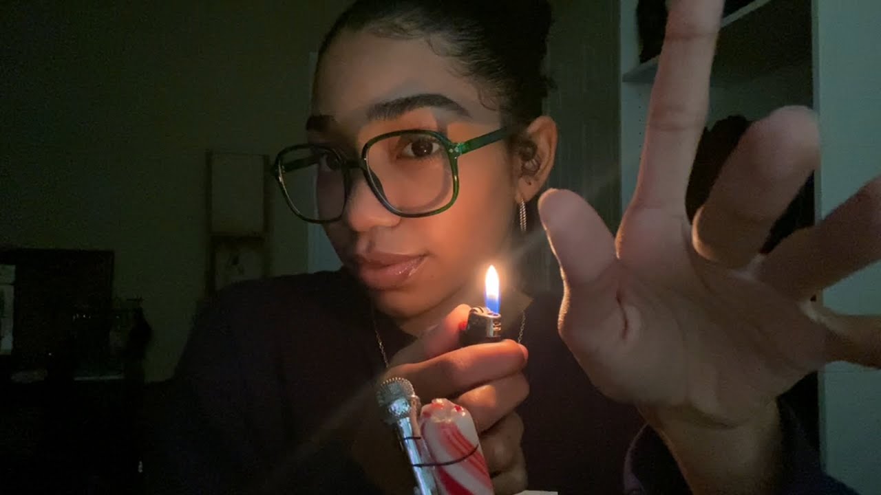 ASMR- follow the light w lighter 🔥 - YouTube