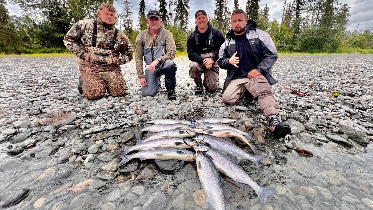 Fishing the Kasilof River for BIG Sockeye Salmon! (Kenai Alaska ...