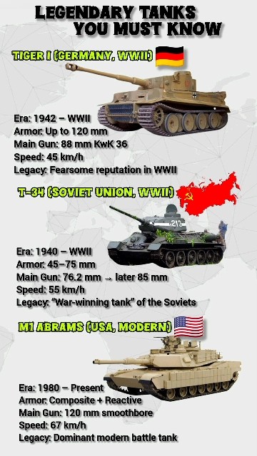 Legendary Tanks: Tiger I vs T-34 vs M1 Abrams | Epic Tank Showdown 2025 ...