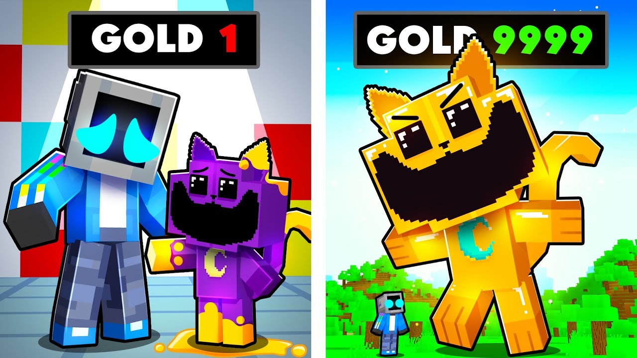Upgrading Catnap to GOLD CATNAP in Minecraft! - YouTube