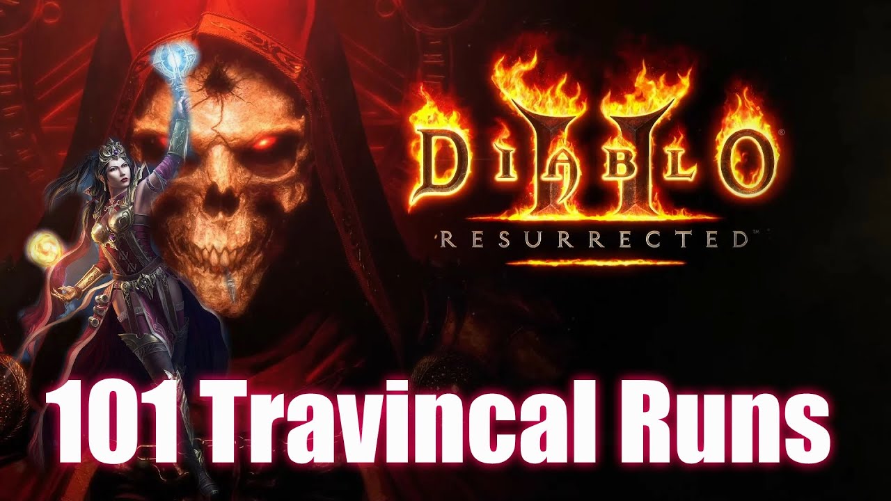 Diablo 2 Resurrected. 101 Travincal Runs. Uneventful, but the Grind is ...