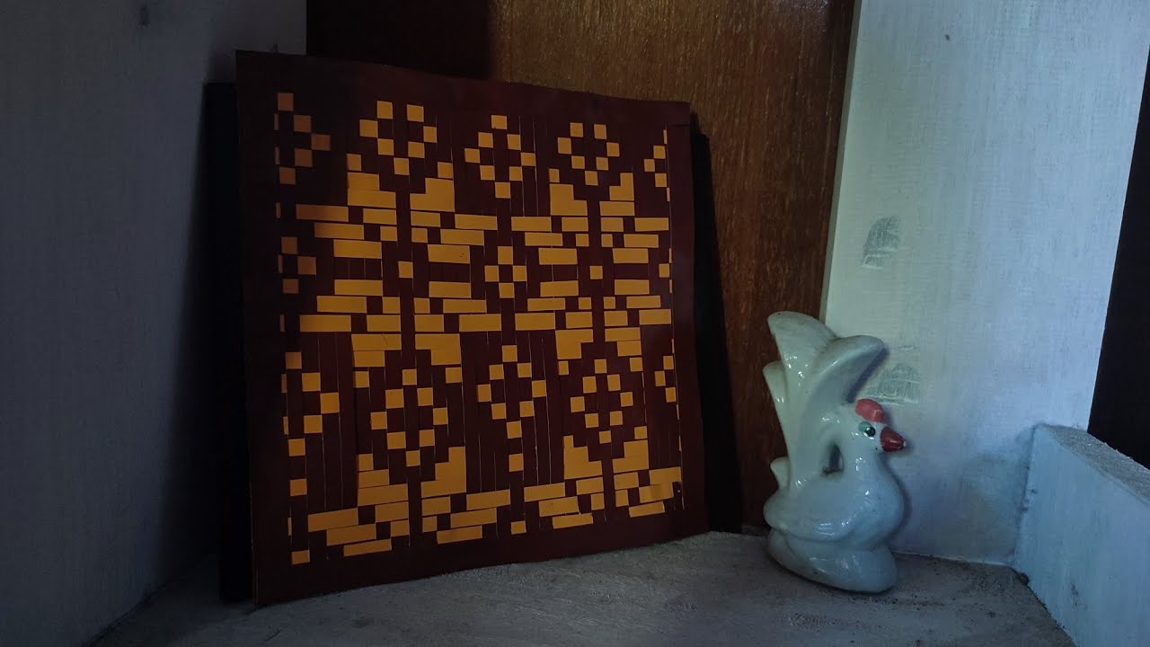 Mari Membuat Anyaman dari Kertas Origami - YouTube