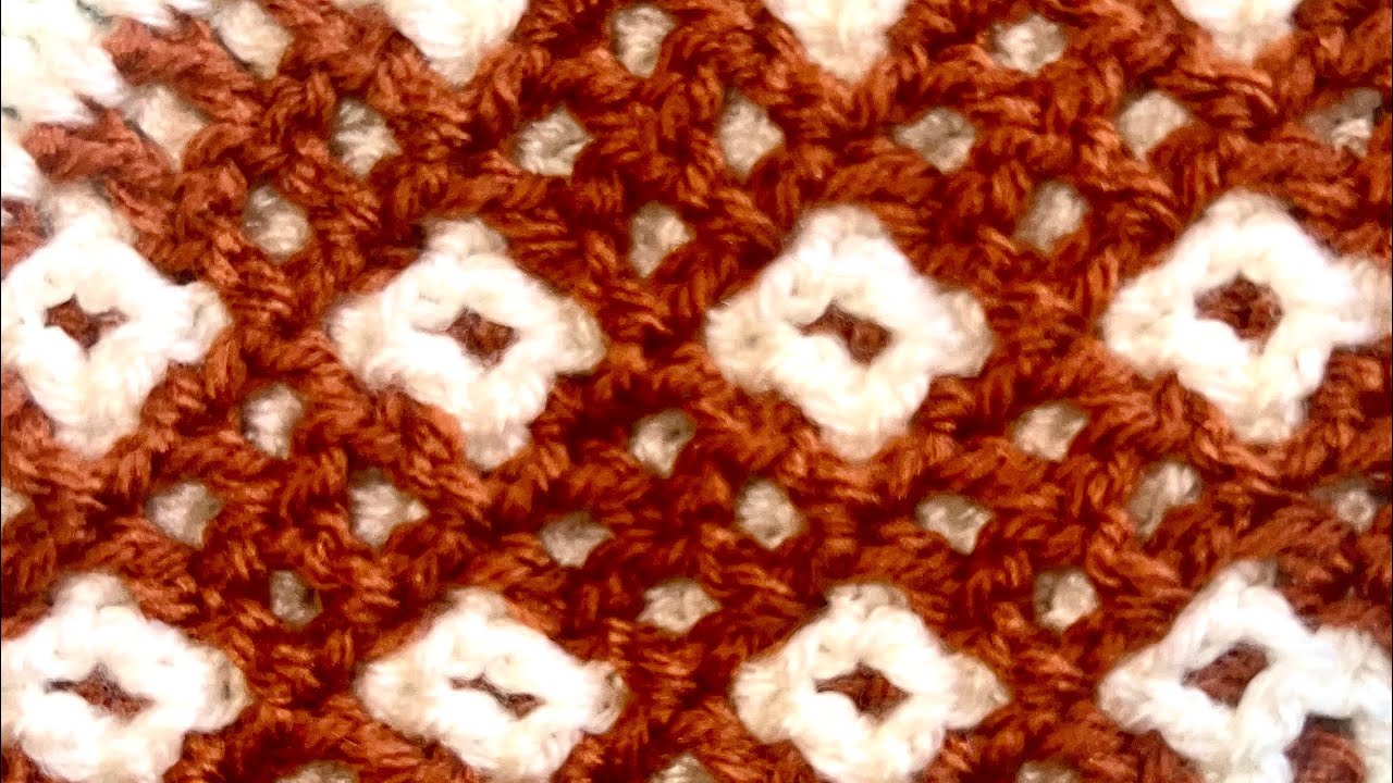 Double sided crochet pattern for baby blanket - YouTube