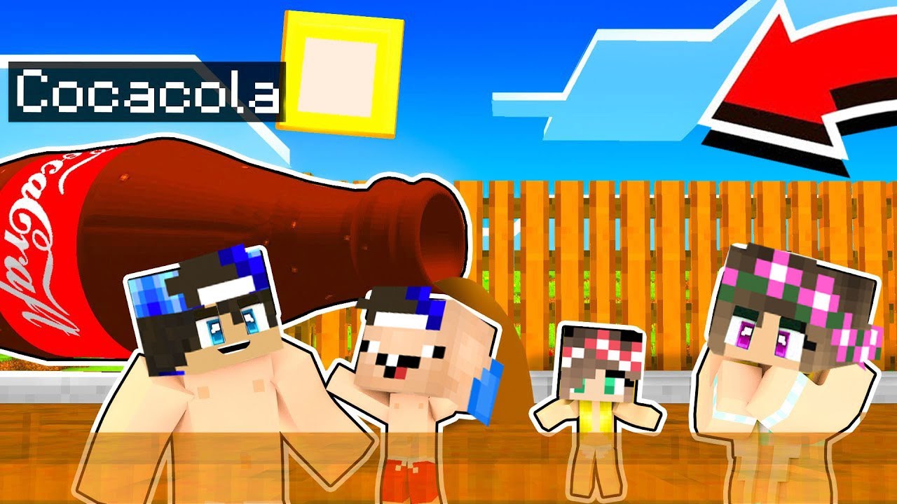 ZROBILIŚMY COCA COLA BASEN W MINECRAFT ! - YouTube