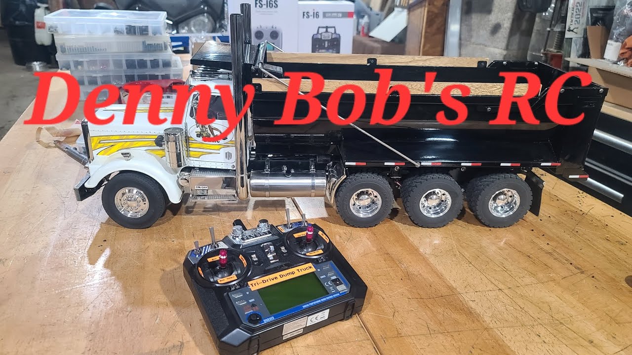 1/14 Tamiya Grand Hauler Semi Tri-Drive Dump Truck Hydraulics DPS Box ...