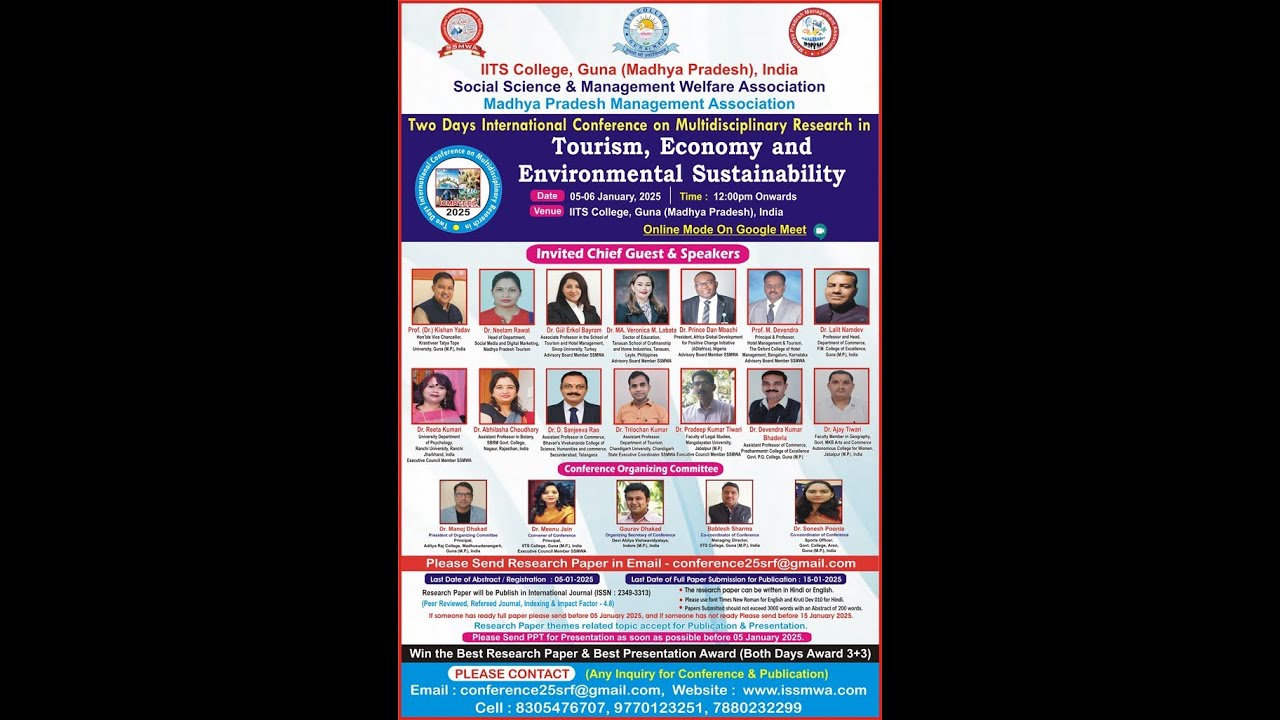 Two Days International Conference on Tourism, Economy and Environmental ...
