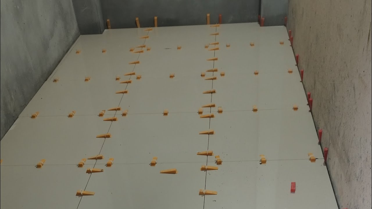Tiling size 60×60 centimeters and how to always adjust the floor Job ...