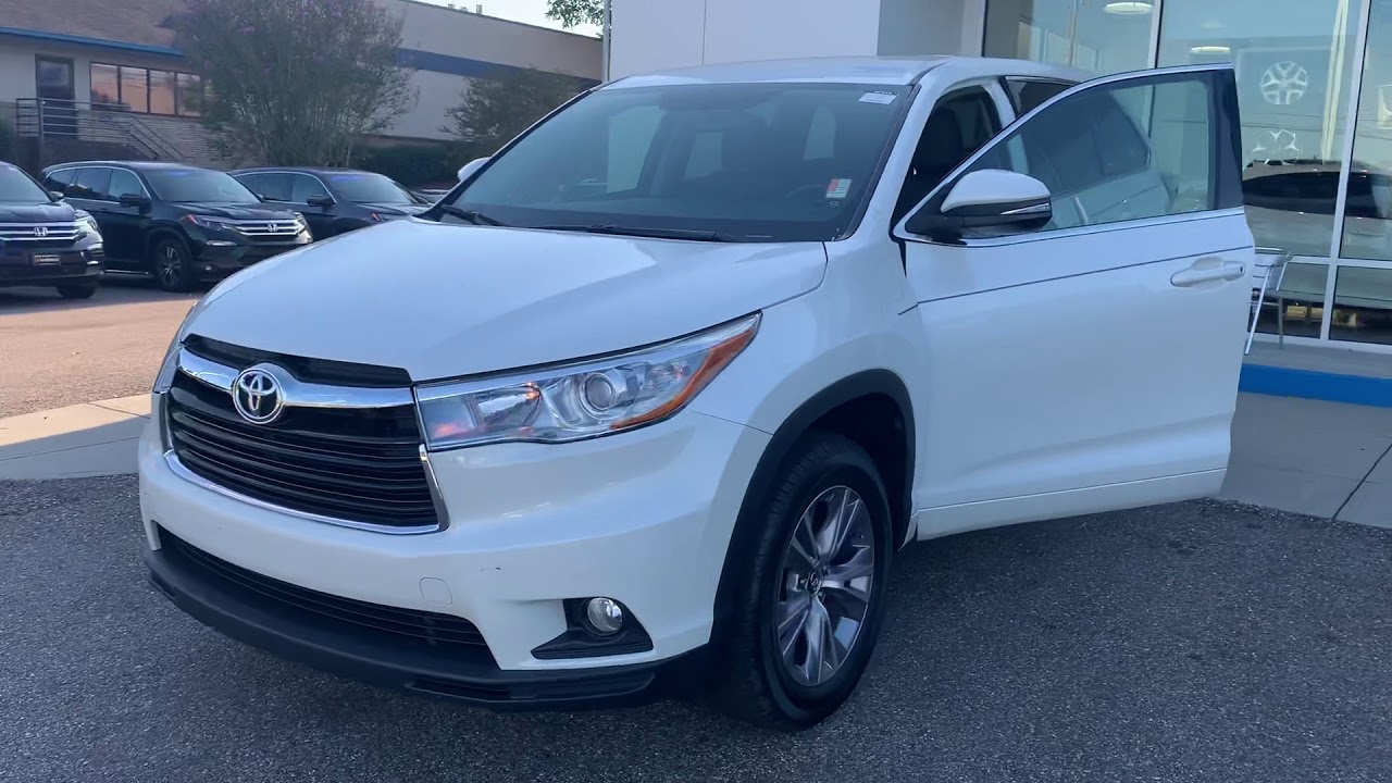 2016 Toyota Highlander LE V6 - YouTube