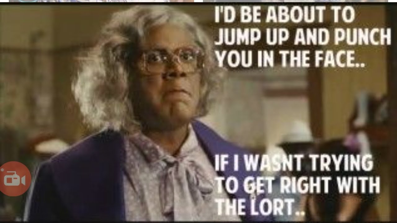 MY TYPE CHALLENGE (MADEA VERSION) FUNNY - YouTube